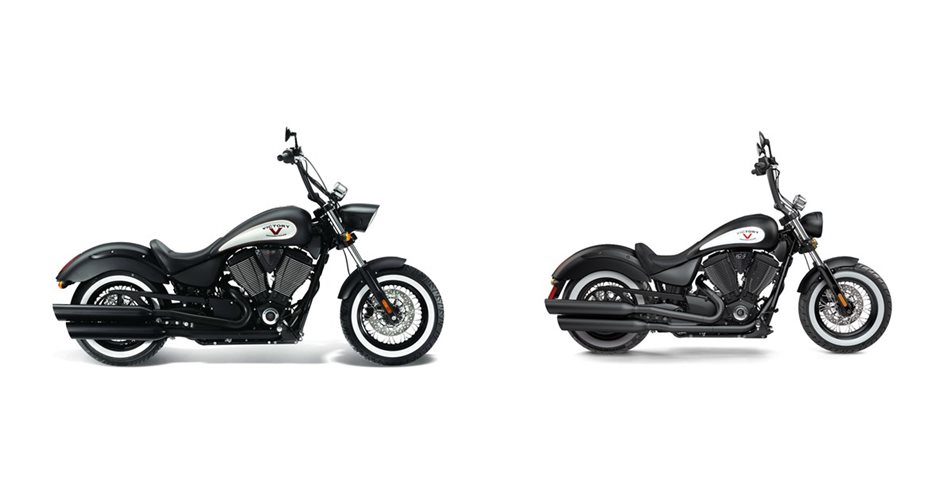 Motorrad Vergleich Victory High-Ball 2014 vs. Victory High-Ball 2017