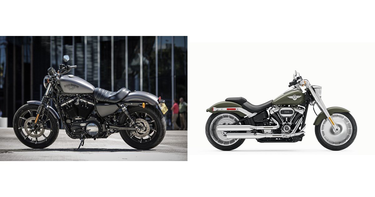 Motorrad Vergleich Harley-Davidson Sportster XL 883 N Iron 2016 vs ...
