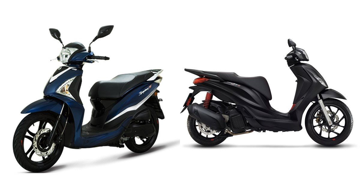 Motorrad Vergleich Sym Symphony ST 125 2022 vs. Piaggio Medley 125 S 2023