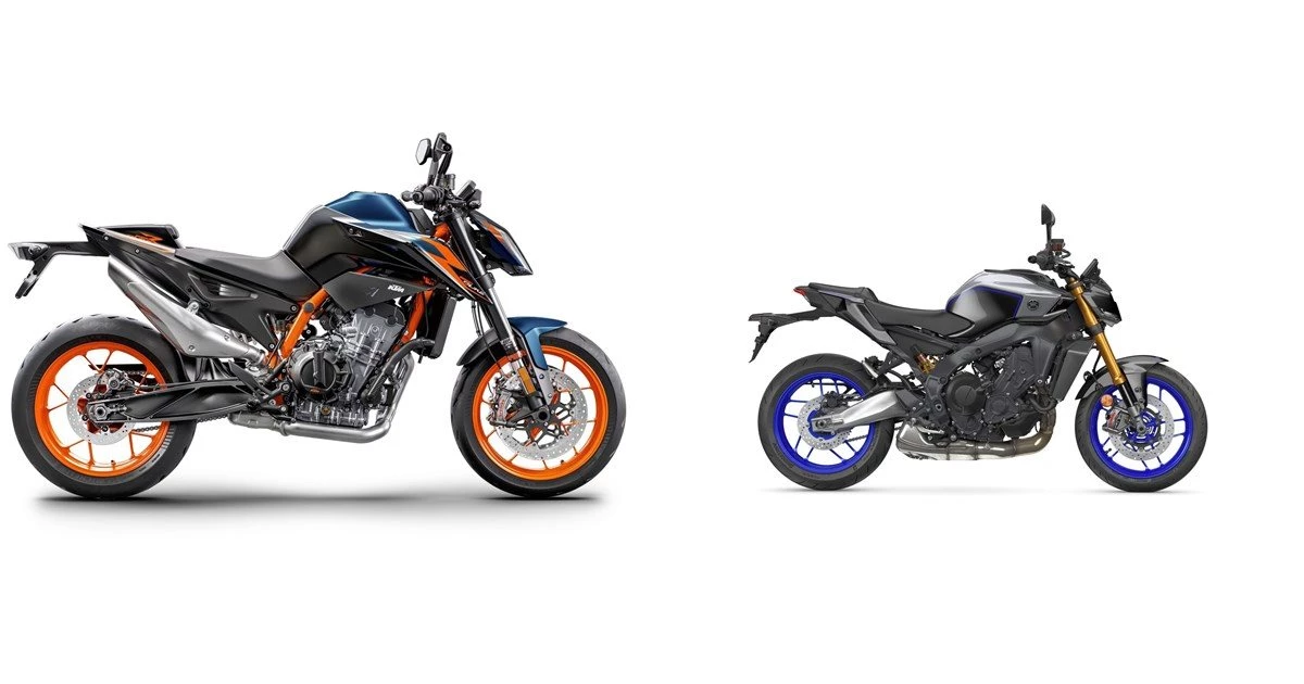 KTM 890 Duke R 2023 vs Yamaha MT-09 SP 2024