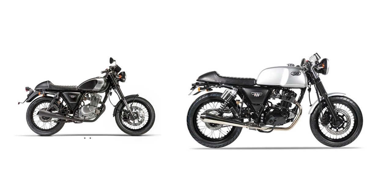 Motorrad Vergleich Mash Cafe Racer 125 Black Edition 2020 vs. Mash Cafe ...