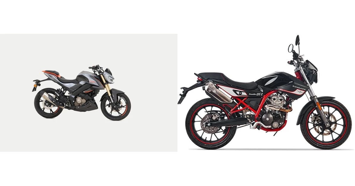 Motorrad Vergleich QJ Motor SRK 125 S 2023 vs. Zündapp ZXS 125 Scrambler 2020