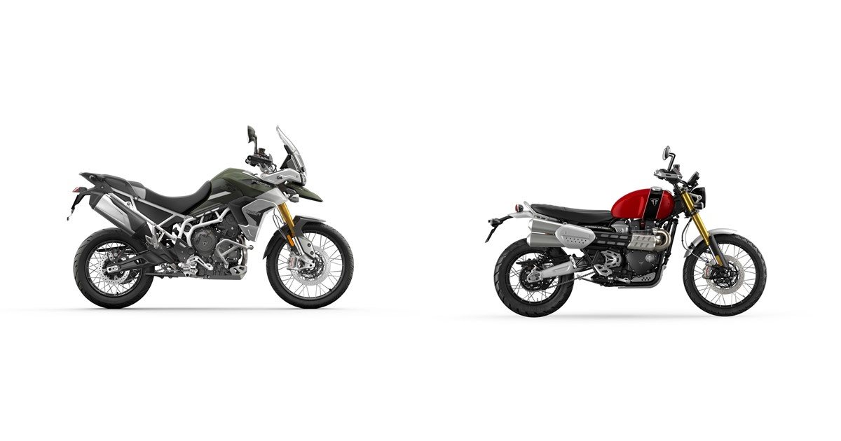 Confronto tra moto Triumph Tiger 900 Rally Pro 2020 VS. Triumph ...