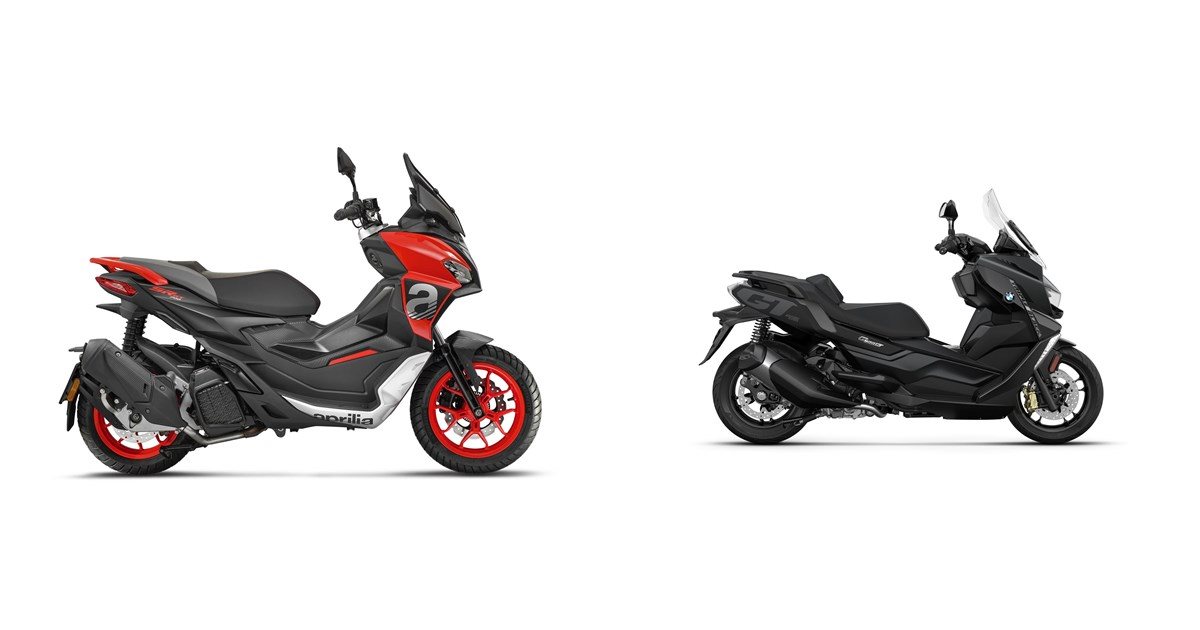 Comparaison des motos Aprilia SR GT Sport 200 2023 VS. BMW C 400 GT 2023