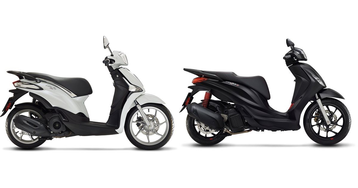 Motorrad Vergleich Piaggio Liberty 125 2023 vs. Piaggio Medley 125 S 2023