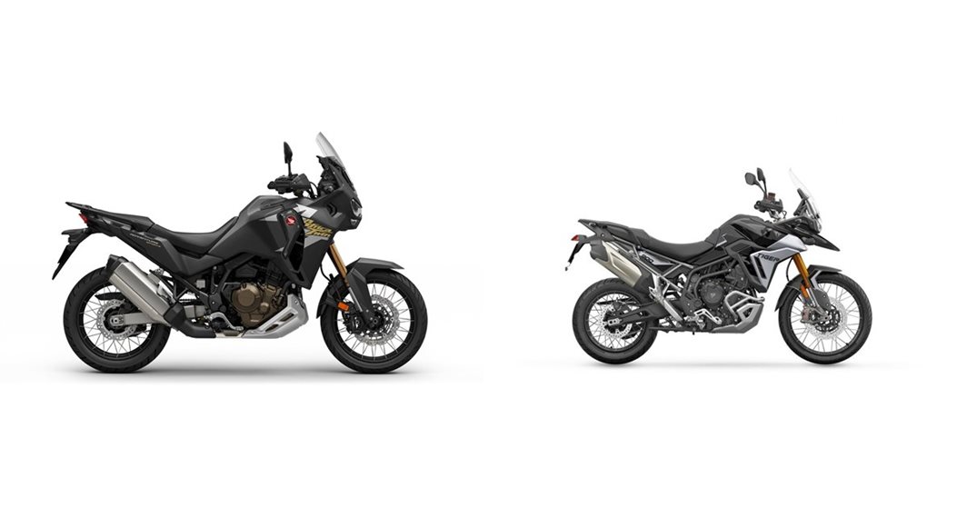 Honda CRF1100L Africa Twin Adventure Sports 2024 vs Triumph Tiger 900 ...