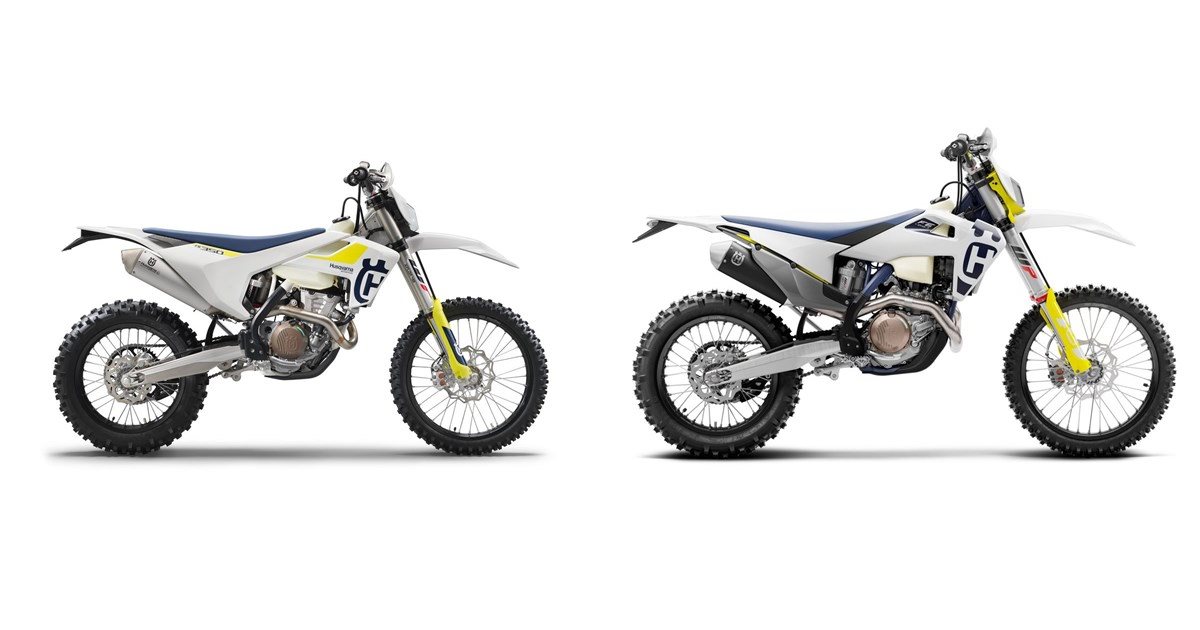 Motorrad Vergleich Husqvarna FE 350 2019 vs. Husqvarna FE 450 2020