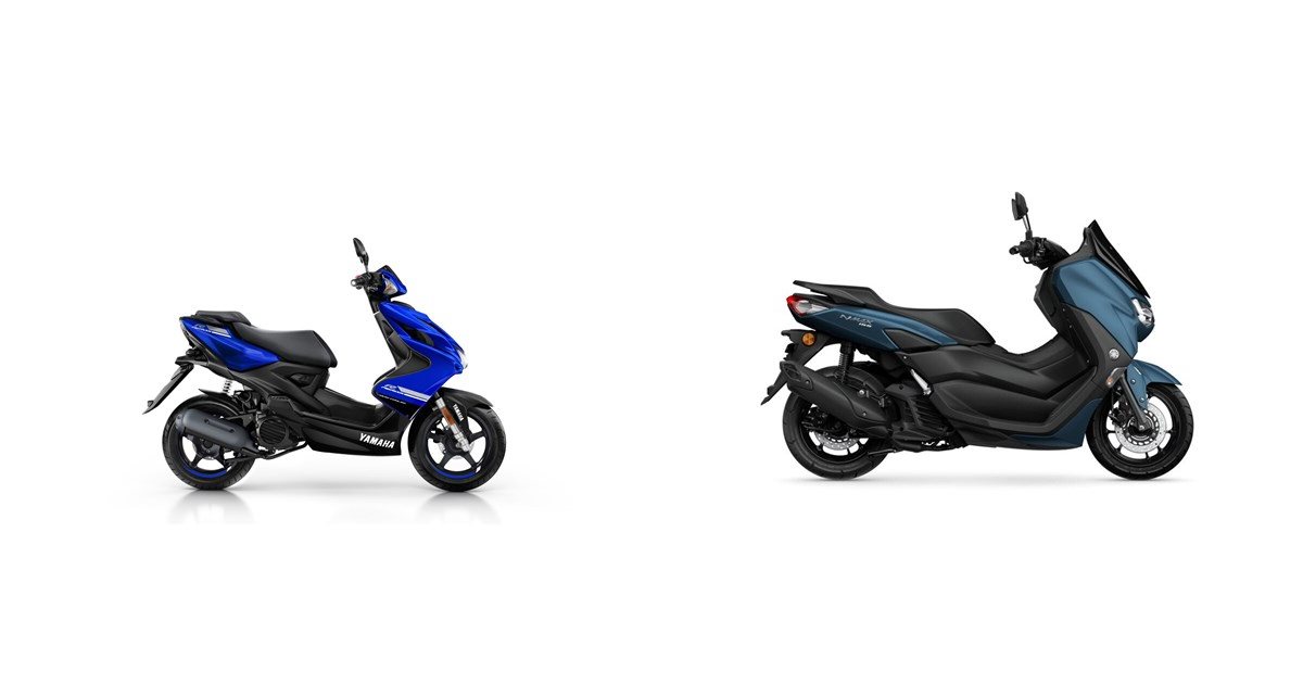 Motorrad Vergleich Yamaha Aerox 4 2020 Vs Yamaha Nmax 155 2023