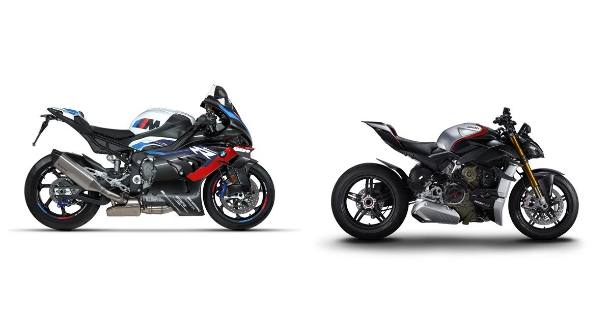 BMW M 1000 RR 2023 vs Ducati Streetfighter V4 SP 2022