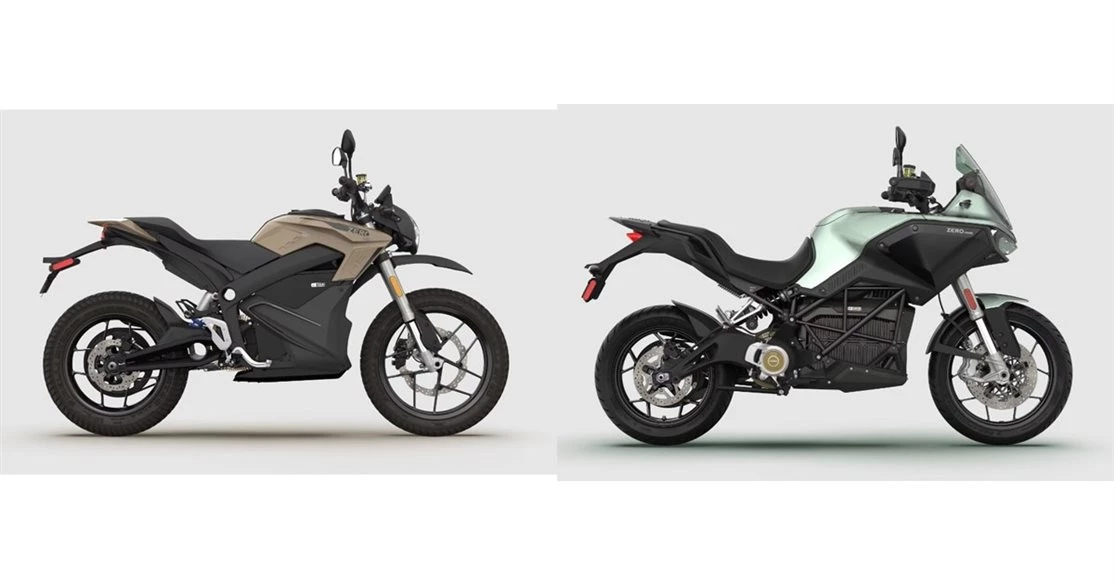 Motorrad Vergleich Zero DS 2023 vs. Zero DSR/X 2023