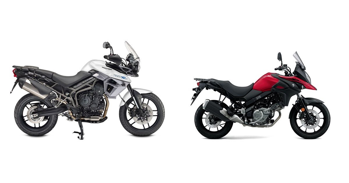 Triumph Tiger 800 XR 2015 vs Suzuki V-Strom 650 2021