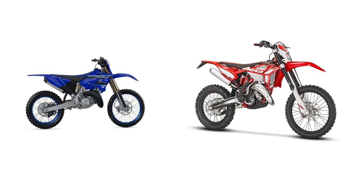 Motorrad Vergleich Yamaha YZ125LC 2021 vs. Beta RR 125 2T 2021