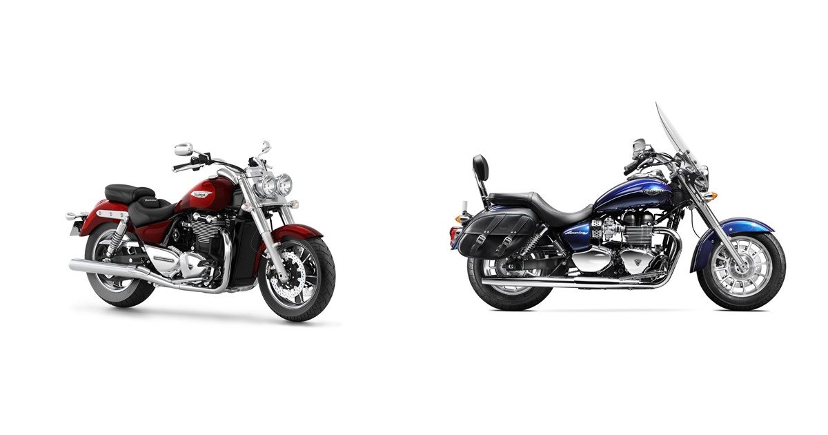 Triumph Thunderbird Commander 2017 vs Triumph America LT 2017