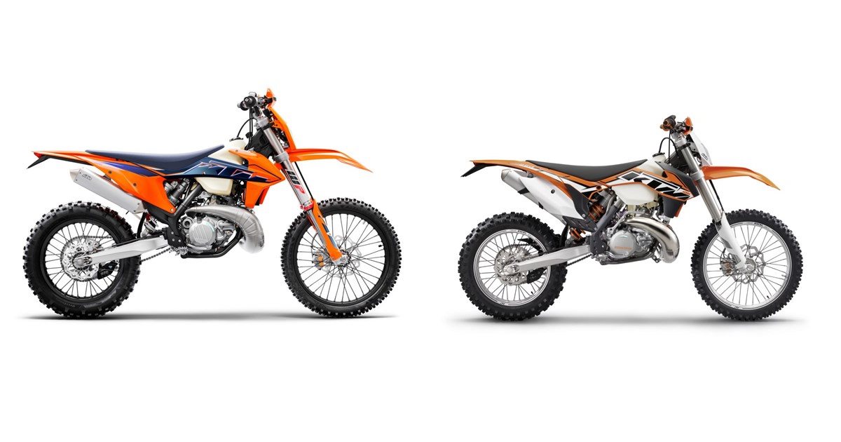Comparaison des motos KTM 250 EXC TPI 2022 VS. KTM 250 EXC 2014