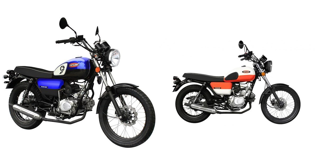 Motorrad Vergleich Hanway Raw 125 2018 vs. Hanway Raw 50 2018