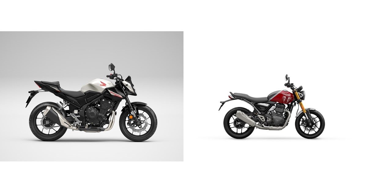 Honda CB500 Hornet 2024 vs Triumph Speed 400 2024