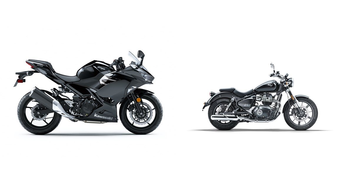 Kawasaki Ninja 400 2018 vs Royal Enfield Super Meteor 650 2023