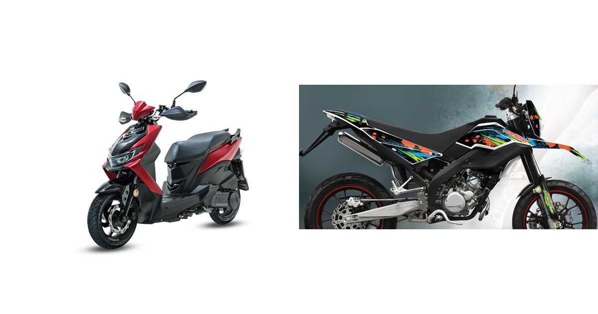Motorrad Vergleich Sym Jet 4 RX 50i 2021 vs. Hanway X-Ray 2 125 JS 2015