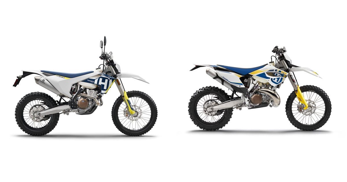 Motorrad Vergleich Husqvarna FE 350 2018 vs. Husqvarna TE 300 2014