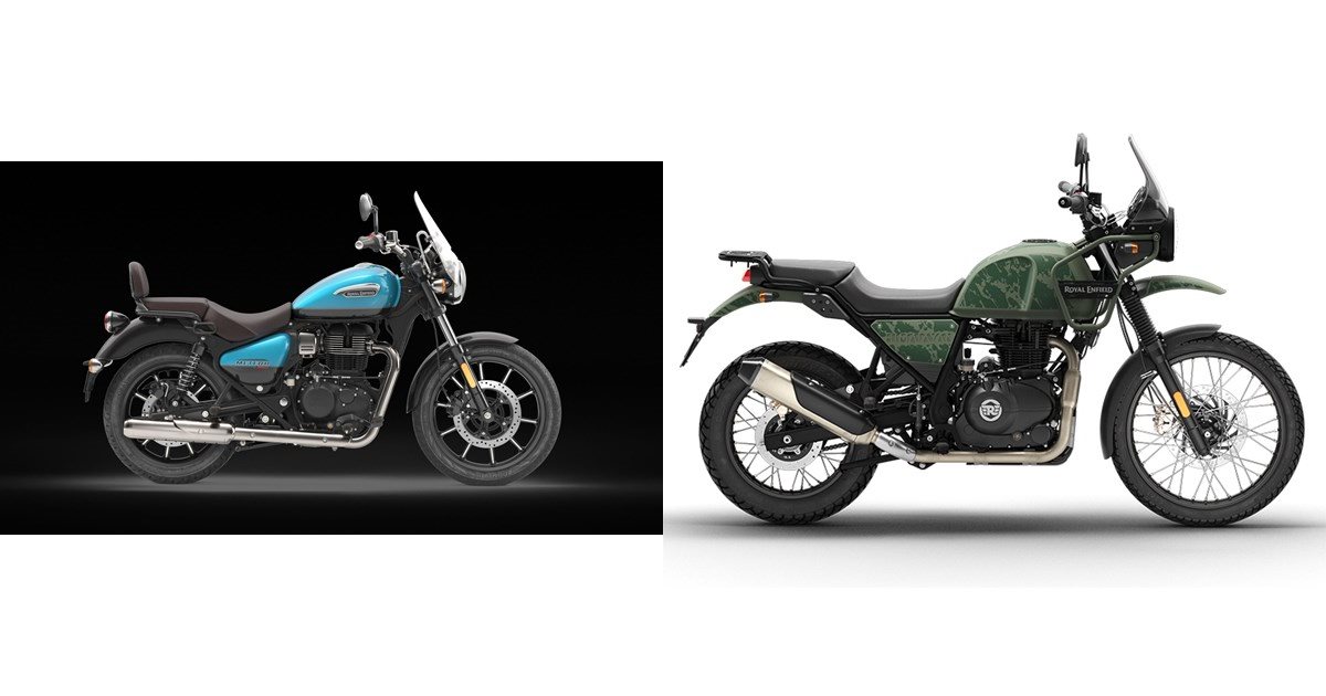 Royal Enfield Meteor 350 Supernova 2021 vs Royal Enfield Himalayan 2023