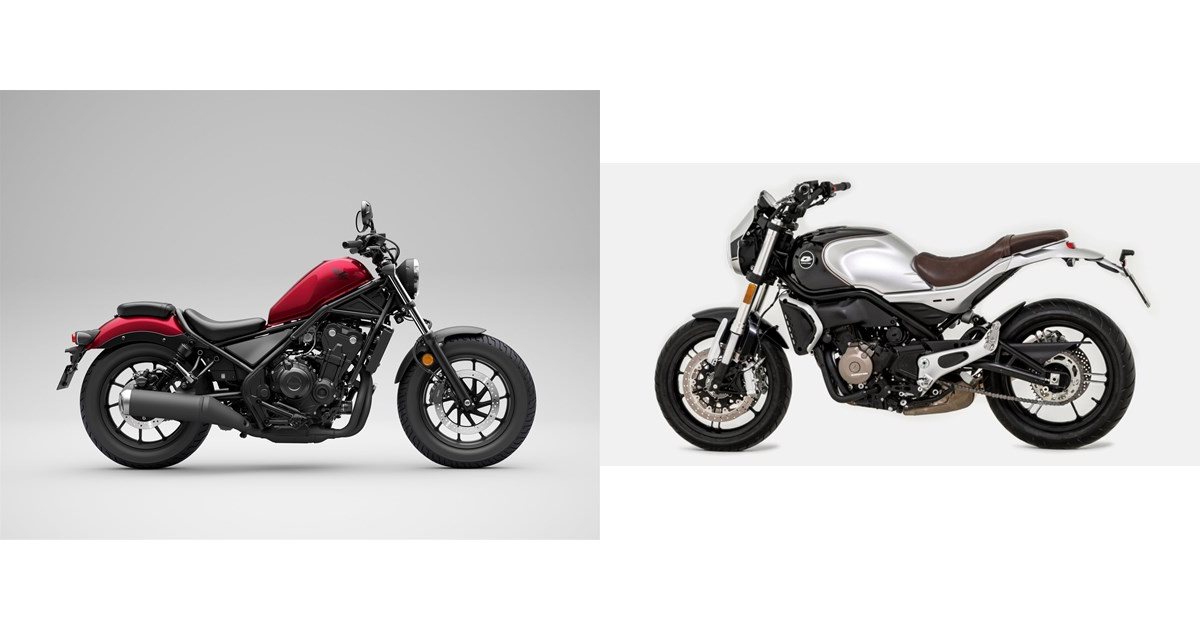 Honda CMX500 Rebel 2023 vs QJ Motor SRV 550 2023