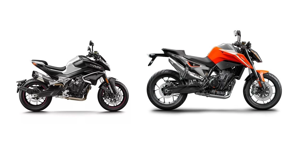 CFMOTO 800 NK Advanced 2024 vs KTM 790 Duke 2020