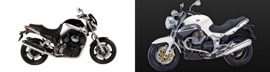 Motorrad Vergleich Yamaha BT 1100 Bulldog 2006 vs. Moto Guzzi Breva 850 ...