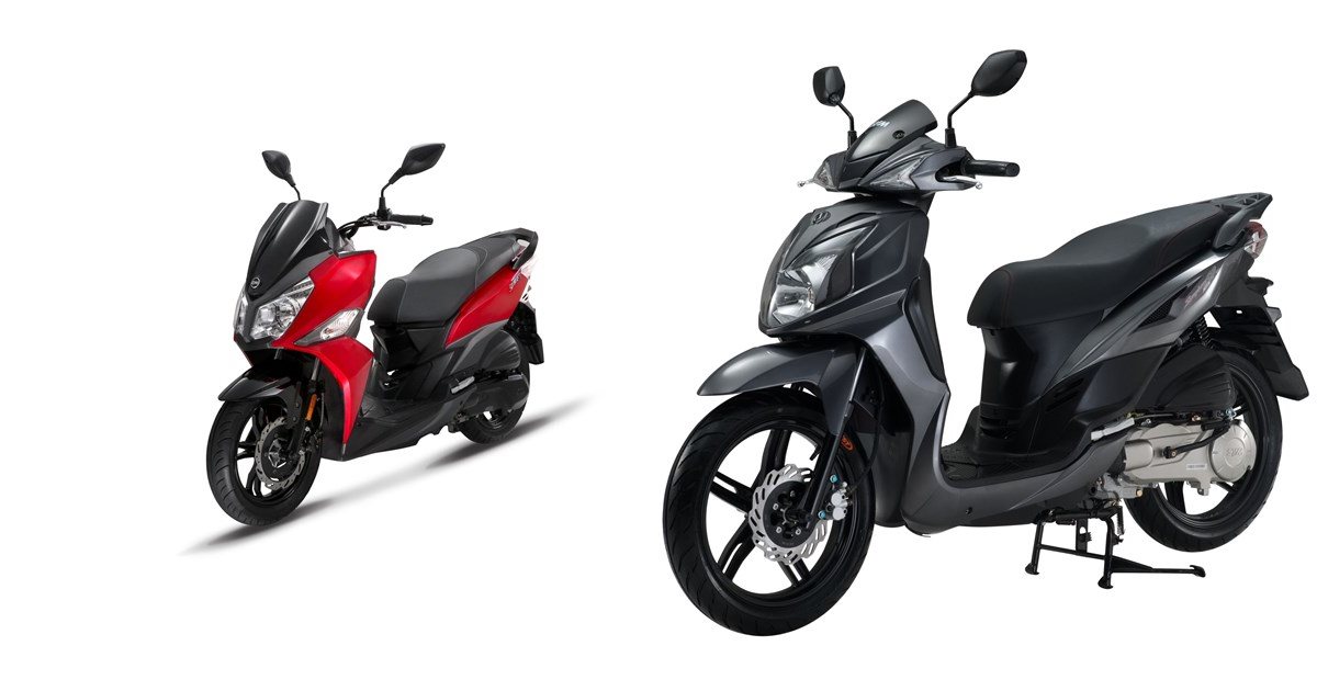 Motorrad Vergleich Sym Jet 14 125 2021 vs. Sym Symphony SR 125 2014