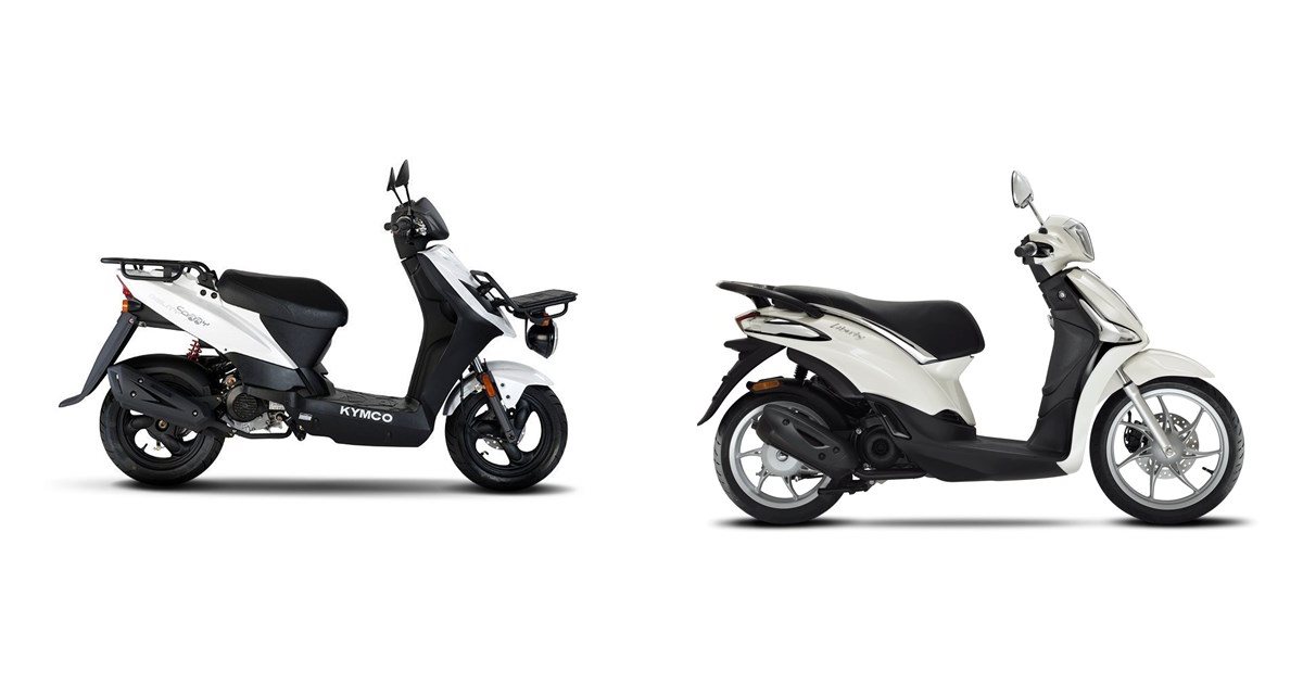 Kymco Agility Carry 50i 2021 vs Piaggio Liberty 50 2021