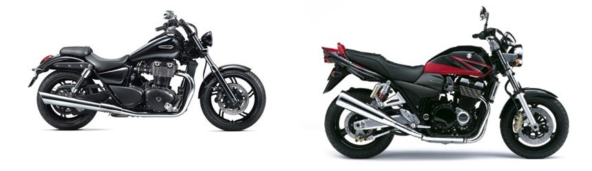 Motorrad Vergleich Triumph Thunderbird Storm 2011 vs. Suzuki GSX 1400 2005
