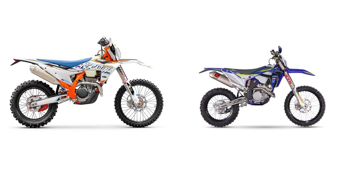 KTM 350 EXC-F SIX DAYS 2024 vs Sherco 300 SEF Factory 2023
