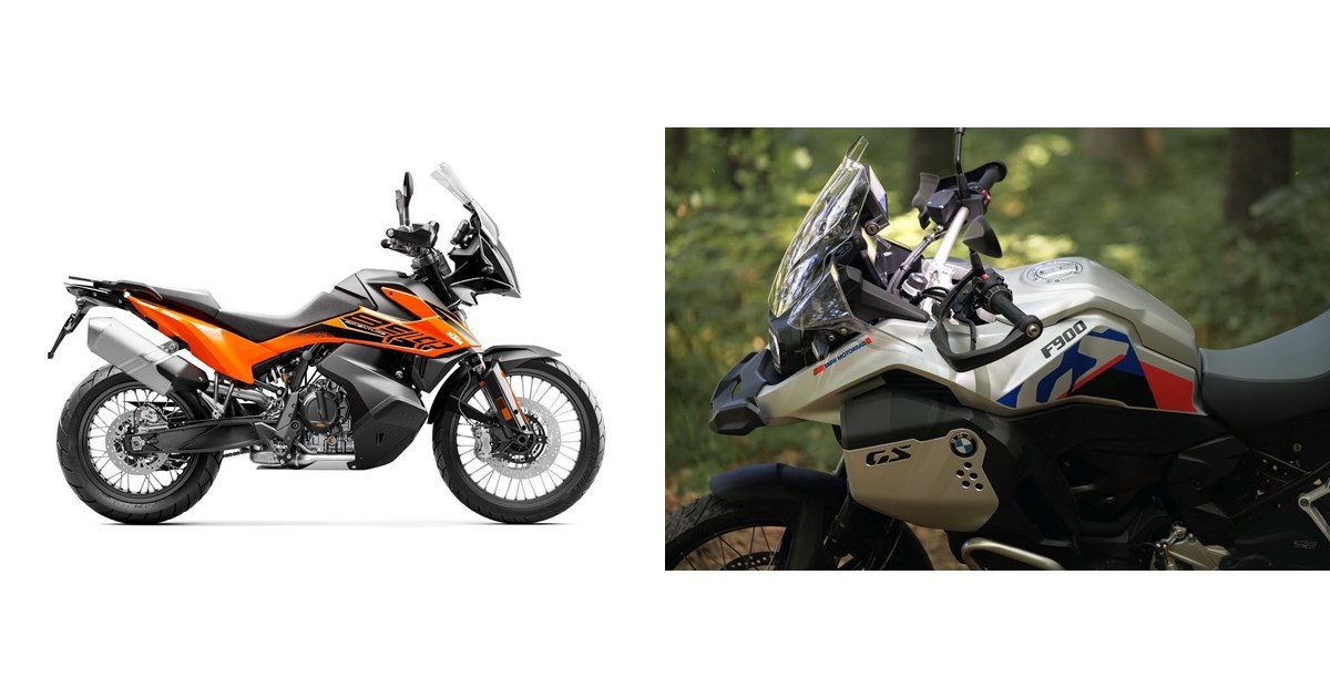 KTM 890 Adventure 2022 vs BMW F 900 GS Adventure 2024