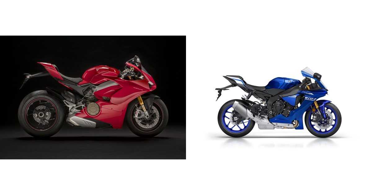 Motorrad Vergleich Ducati Panigale V4 S 2018 vs. Yamaha R1 2018