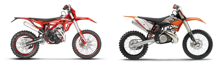 Motorrad Vergleich Beta Xtrainer 300 2023 vs. KTM 250 SX 2010