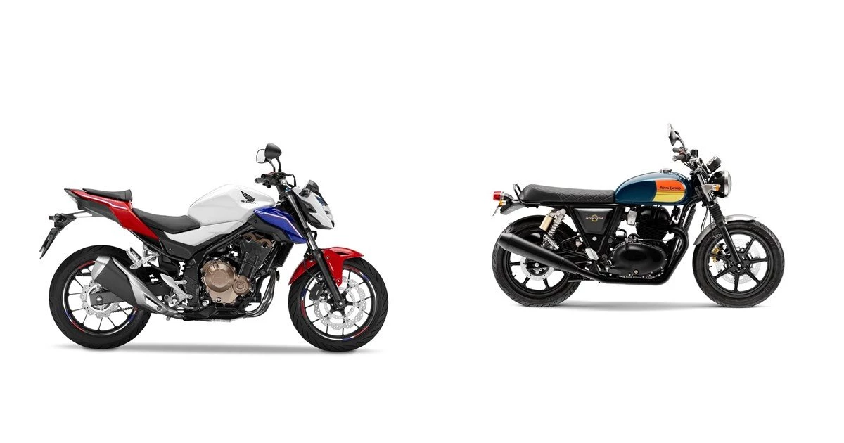 Honda CB500F 2018 vs Royal Enfield Interceptor 650 2023