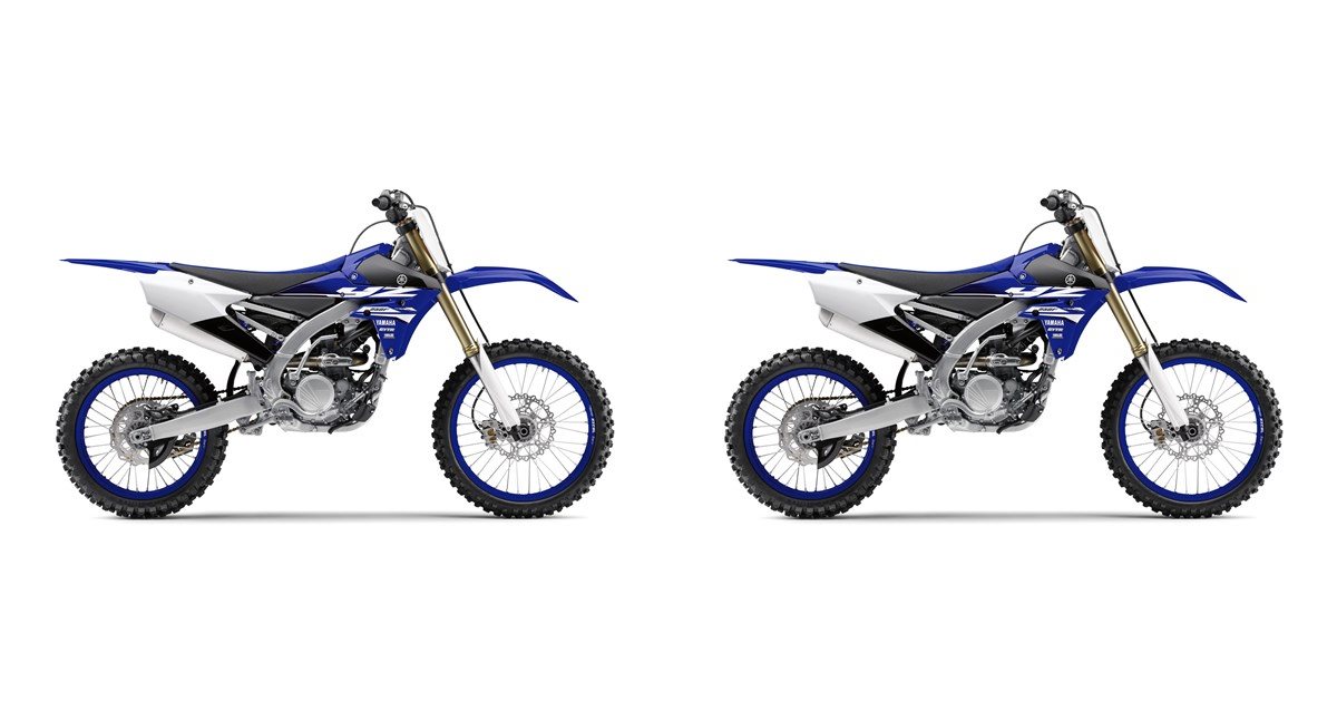 Motorrad Vergleich Yamaha YZ250F 2019 vs. Yamaha YZ250F 2018