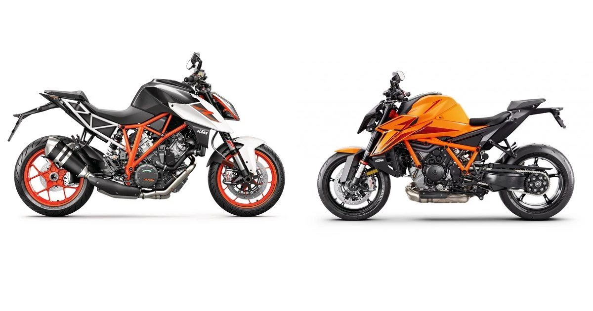 Motorrad Vergleich KTM 1290 Super Duke R 2017 vs. KTM 1390 Super Duke R ...
