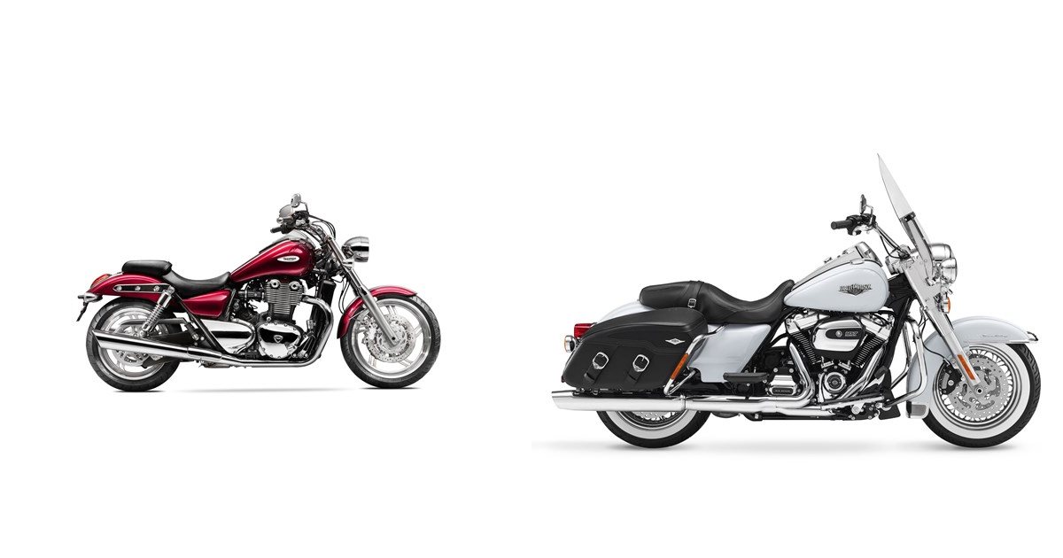 Motorrad Vergleich Triumph Thunderbird 2015 vs. Harley-Davidson Road ...