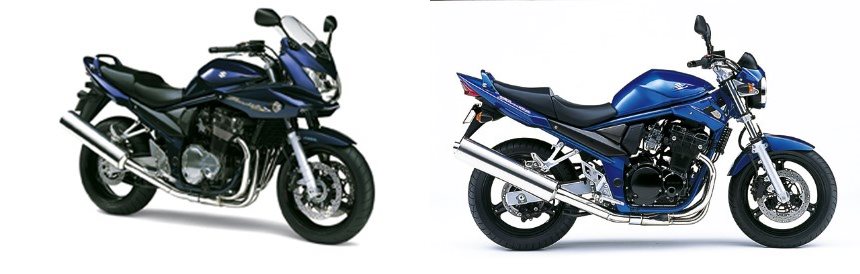 Motorrad Vergleich Suzuki Bandit 1200S 2006 vs. Suzuki Bandit 650 2005