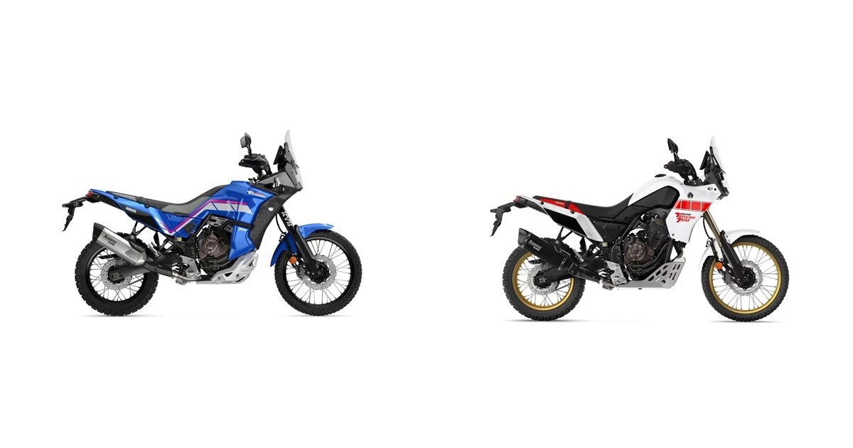Motorrad Vergleich Yamaha Tenere 700 World Rally 2024 vs. Yamaha Tenere ...