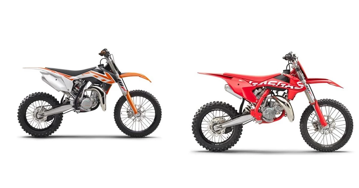 KTM 85 SX 17/14 2017 vs GASGAS MC 85 2024