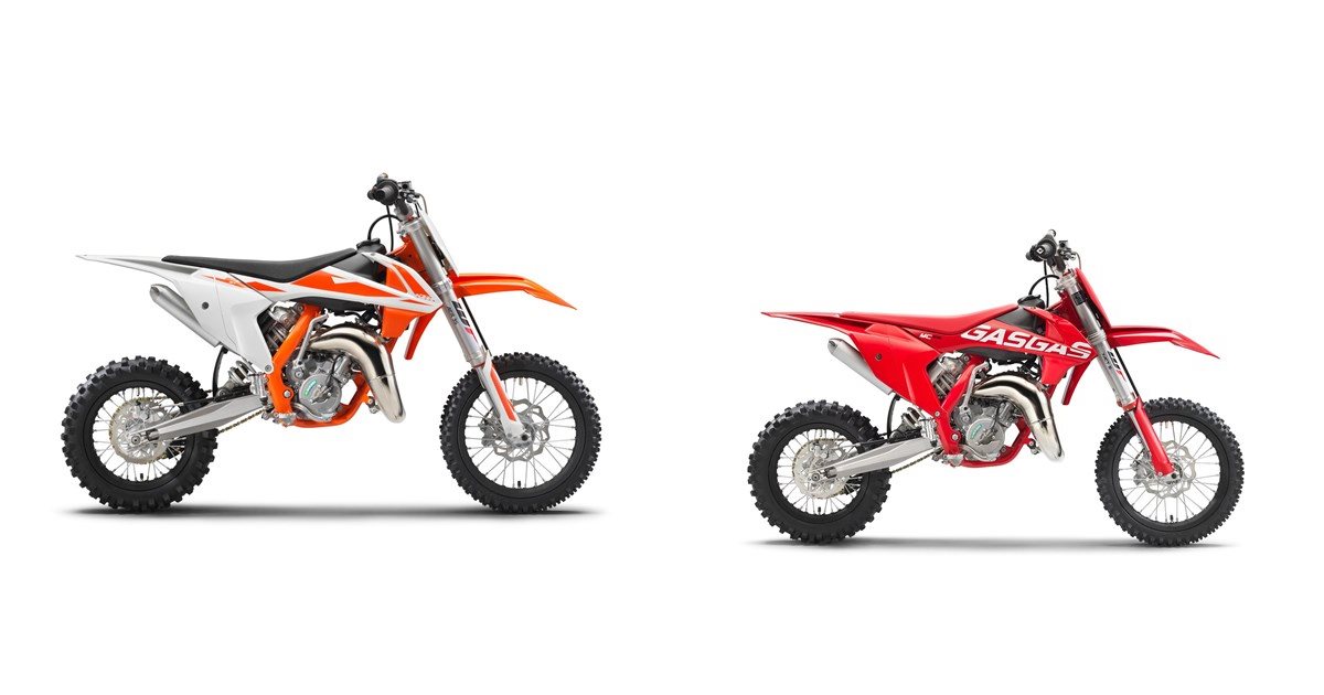 Motorrad Vergleich KTM 65 SX 2019 vs. GASGAS MC 65 2022