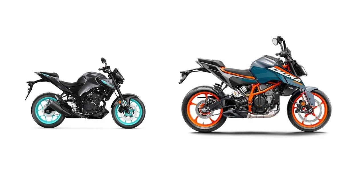 Yamaha MT-03 2024 vs KTM 390 Duke 2024