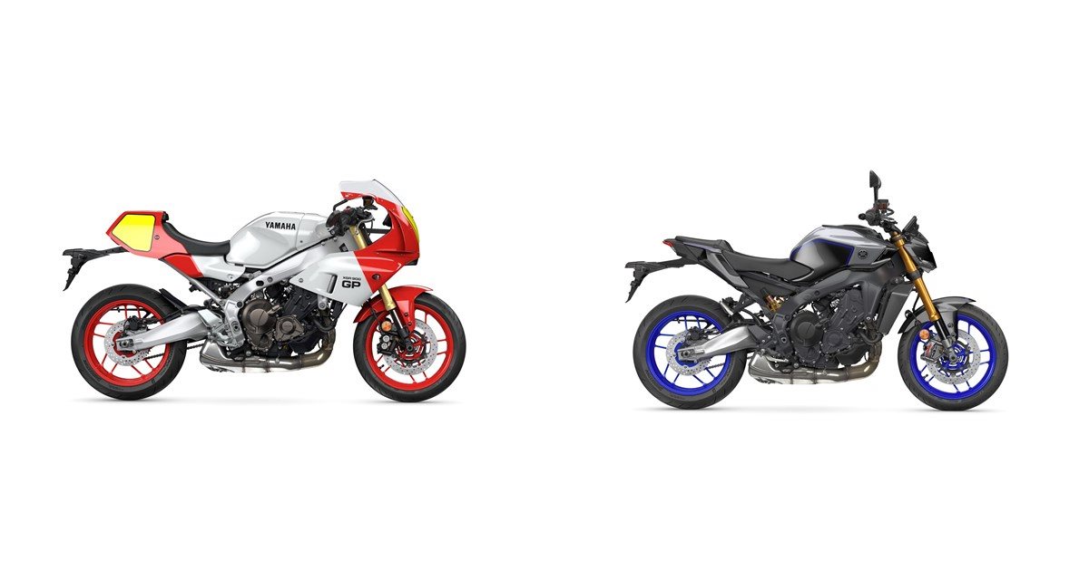 Motorrad Vergleich Yamaha XSR900 GP 2024 vs. Yamaha MT-09 SP 2024