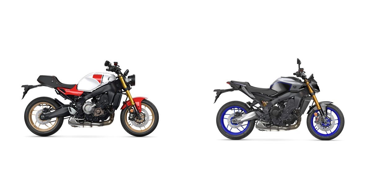 Motorrad Vergleich Yamaha XSR900 2024 vs. Yamaha MT-09 SP 2024