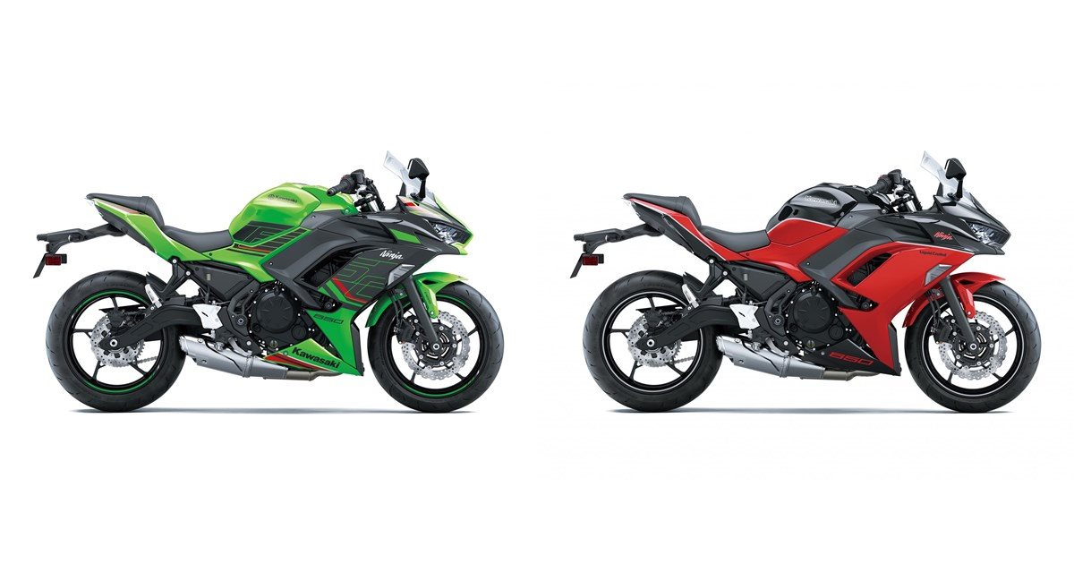 Motorrad Vergleich Kawasaki Ninja 650 2023 vs. Kawasaki Ninja 650 40th ...