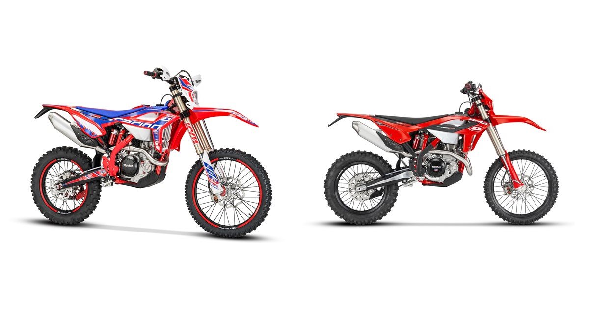Motorrad Vergleich Beta RR 430 4T Racing 2020 vs. Beta RR 390 2023