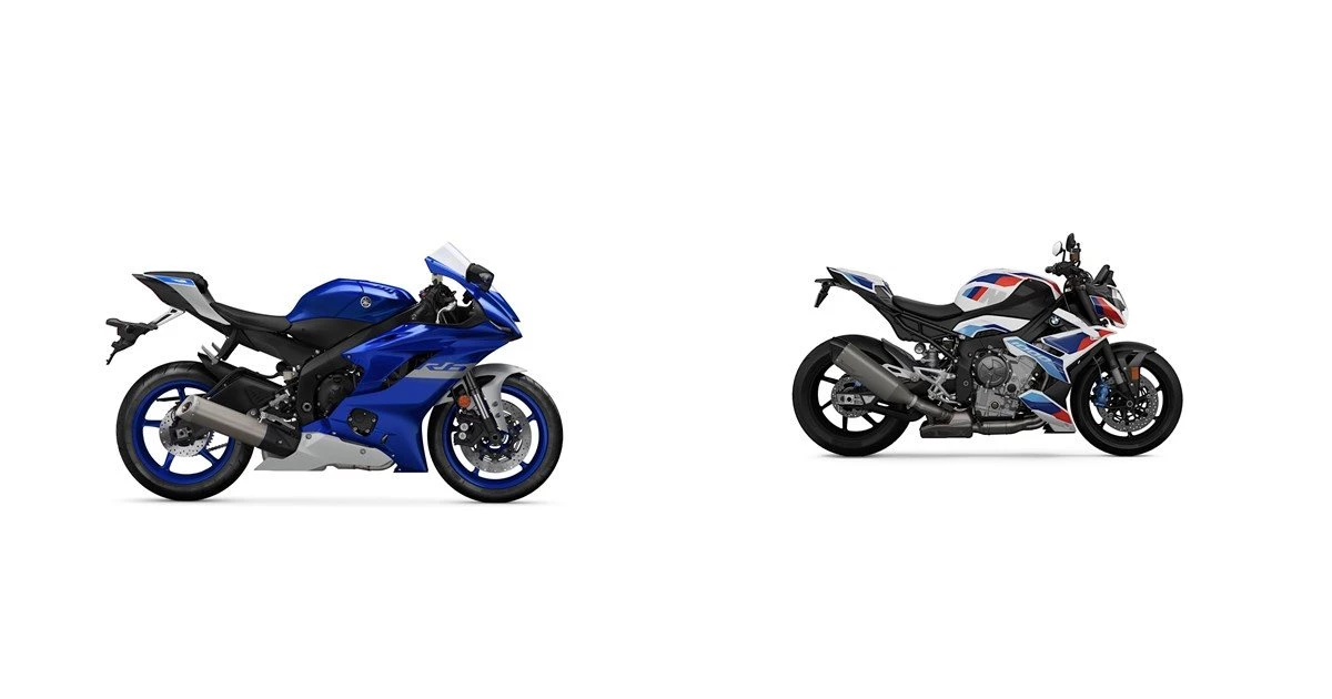 Yamaha YZF-R6 2020 vs BMW M 1000 R 2023
