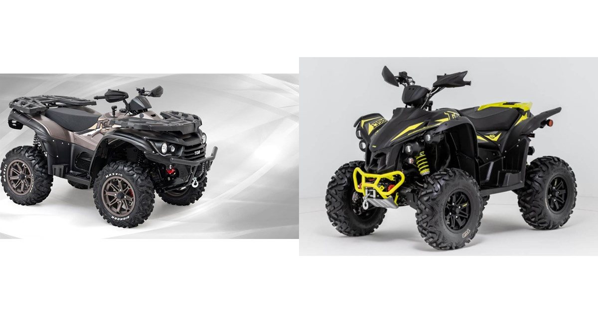 Motorrad Vergleich TGB Blade 600 EFI SE 4x4 EPS IRS 2020 vs. TGB Target ...