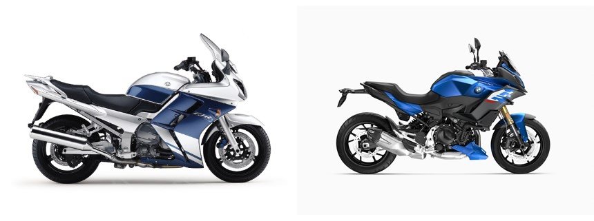 Motorrad Vergleich Yamaha FJR1300A 2005 vs. BMW F 900 XR 2024